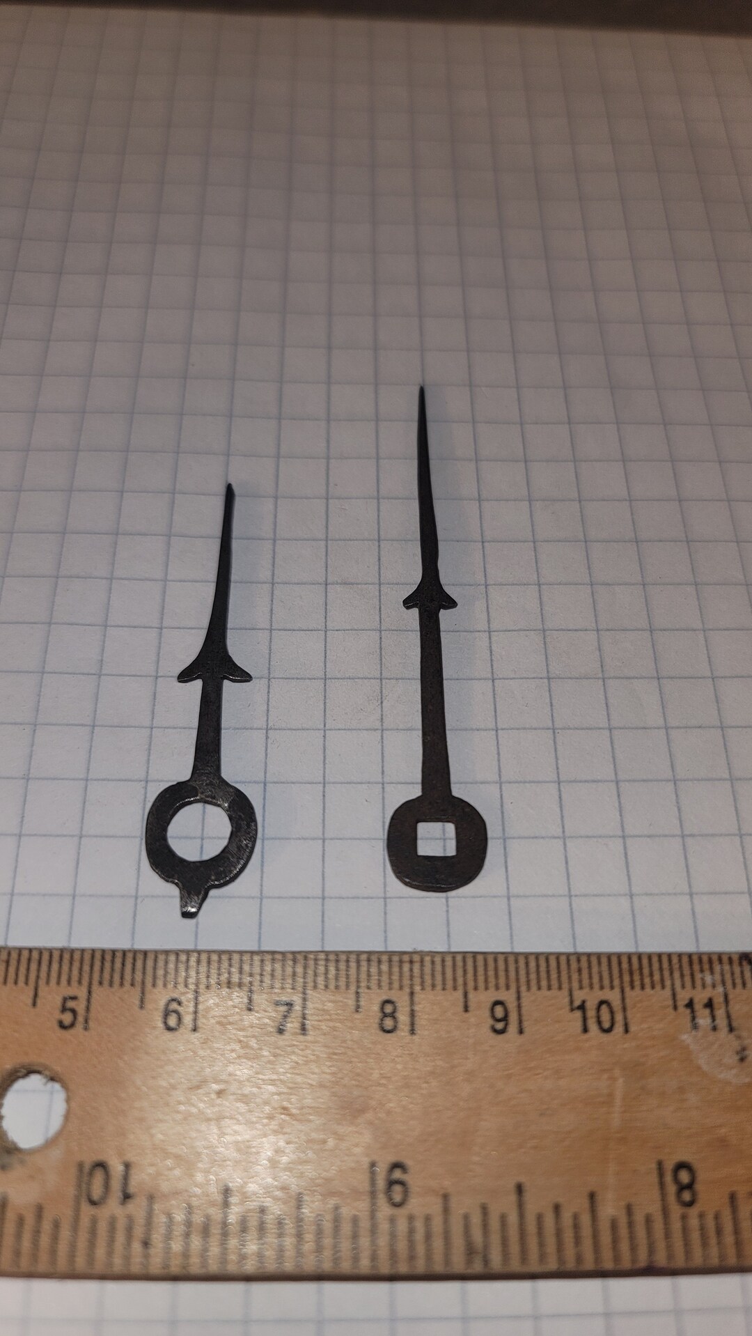 Gorgeous Vintage Pair of 1800s Cast Metal Clock Hands - STK 1079 - Etsy