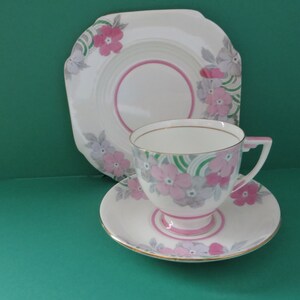 Grafton Vintage 1930's Art Deco Tea Trio Grafton China - Etsy UK