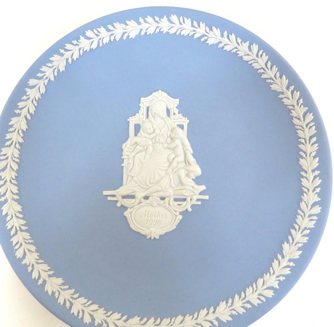 Wedgwood Jasperware Vintage 1996 Mother Blue Plate, Mothers Day, Gift ...