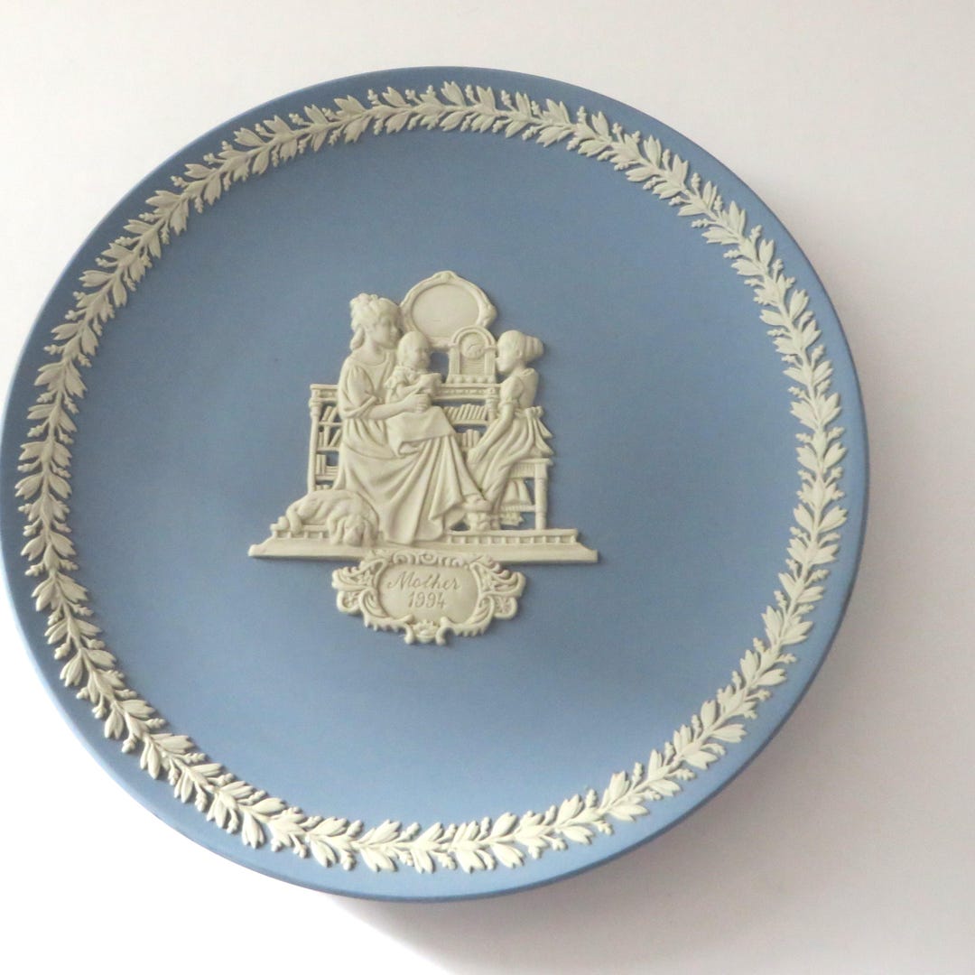 Wedgwood Blue Jasperware 1994 Mother's Day Plate - Etsy