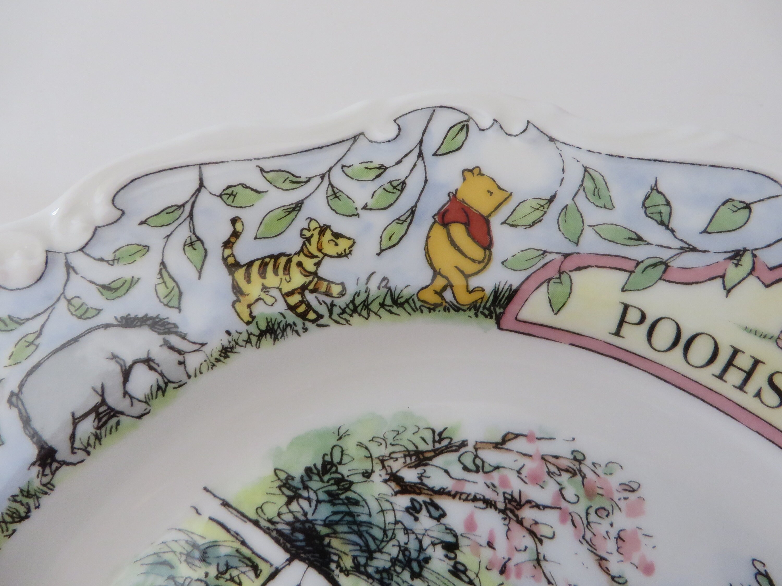 Winnie the Pooh 1980's Pooh Sticks Vintage Plate Pooh - Etsy UK
