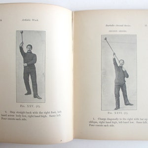 Antique Book on Gymnastic Exercises. Old Sports Book Related to Dance ...