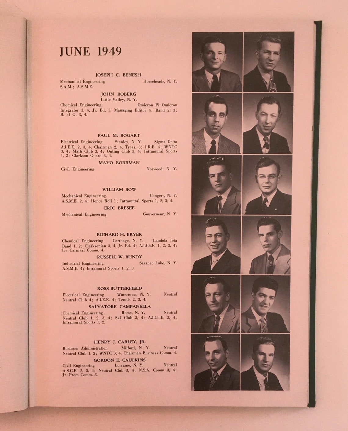 Rare Clarkson College of Tech Yearbook From 1949. - Etsy