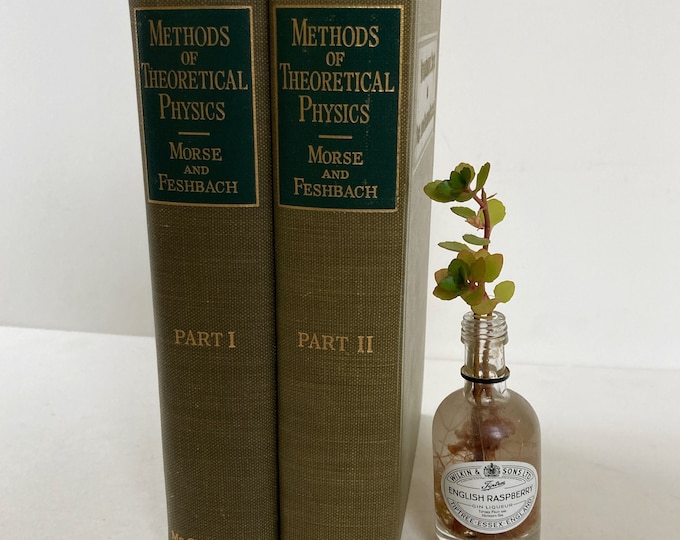 Methods Of Theoretical Physics Part I And Ii By Morse And Feshbach Vintage Set Of Two Physics 