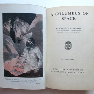 Rare, Early Science Fiction Space Exploration Novel, a Columbus of ...