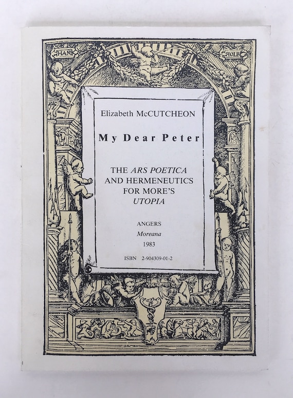 My Dear Peter: the Ars Poetica and Hermeneutics for More's | Etsy