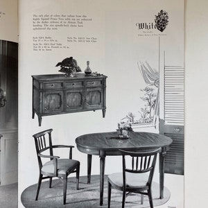 Whiteleigh Furniture Catalogue: 1962 From NC Furniture Company ...