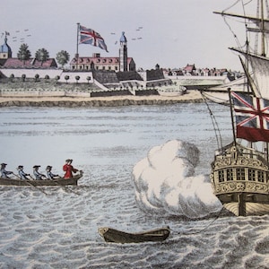 New York City in 1736 - Historic Print - Etsy