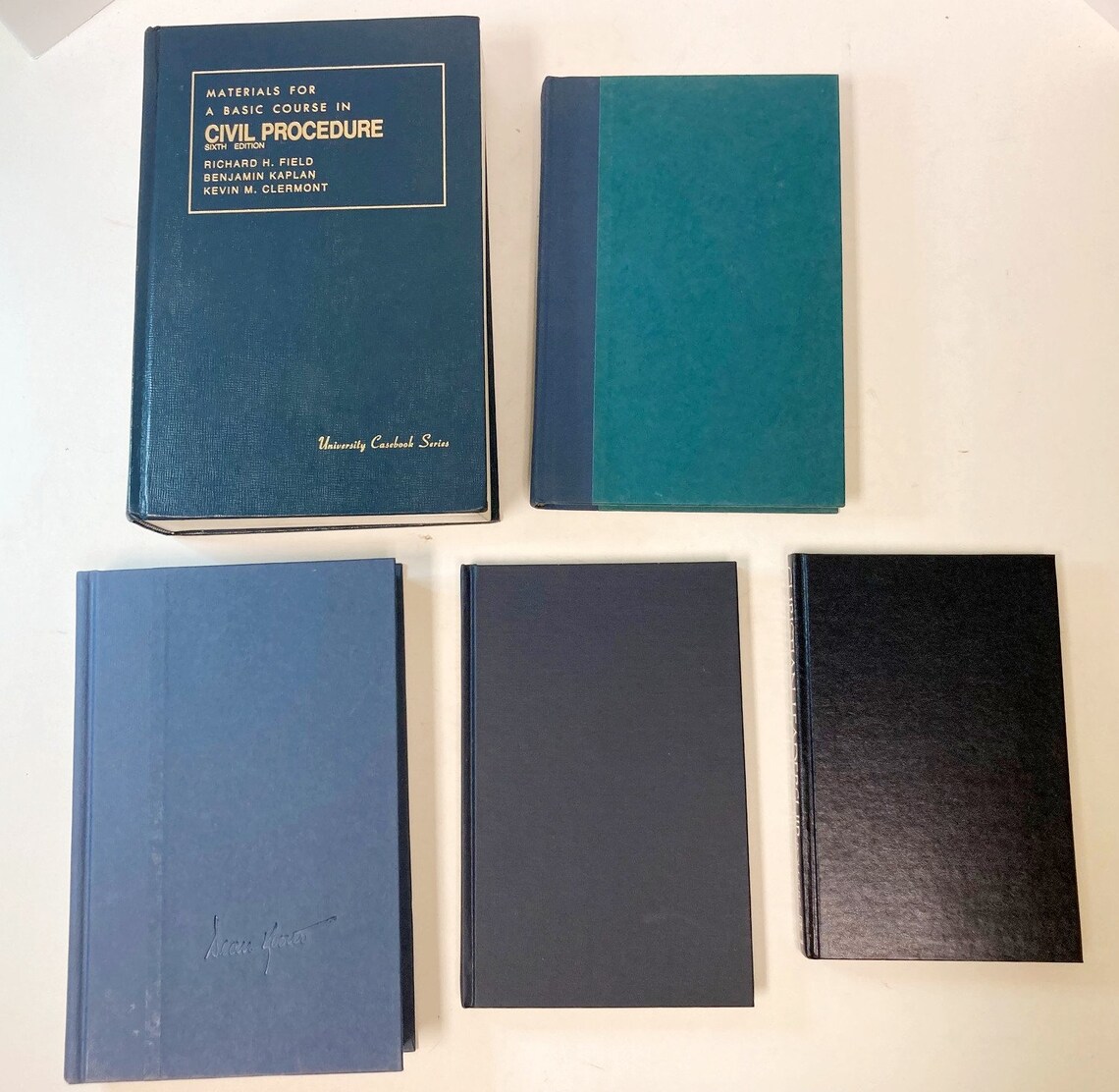 Navy Blue Vintage Book Set: Decorator Bookshelf Collection - Etsy