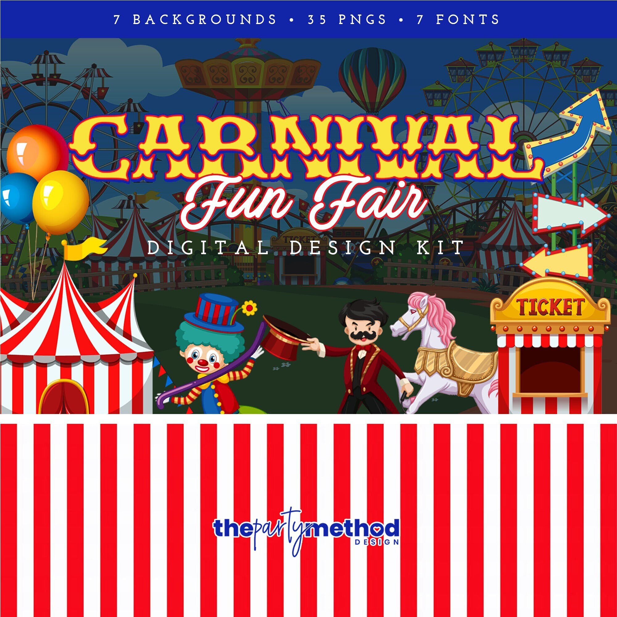 Fair Animal Clipart Background