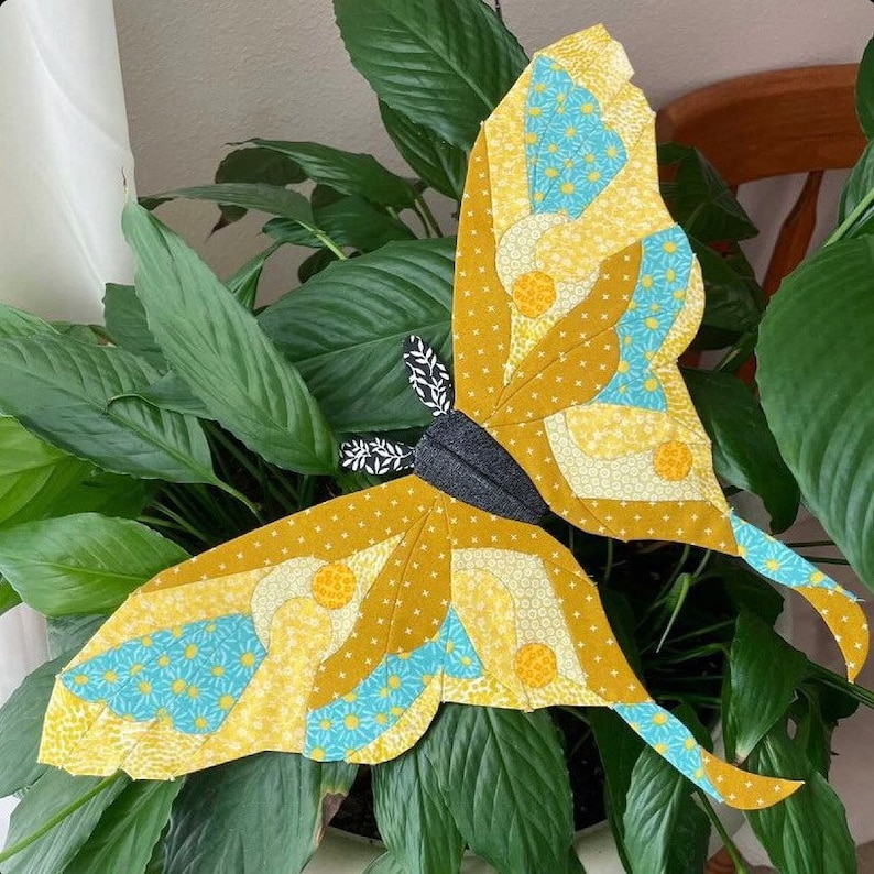 Luna Moth Quilt Block Pattern – English Paper Piecing (PDF Pattern) - Etsy