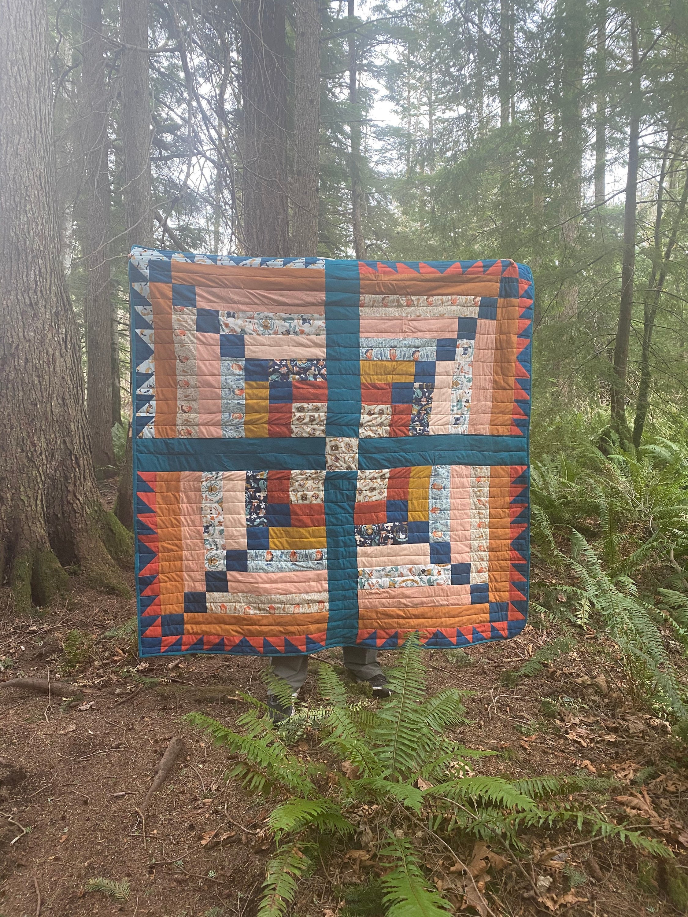 Bear Cabin Quilt Pattern PDF - Etsy