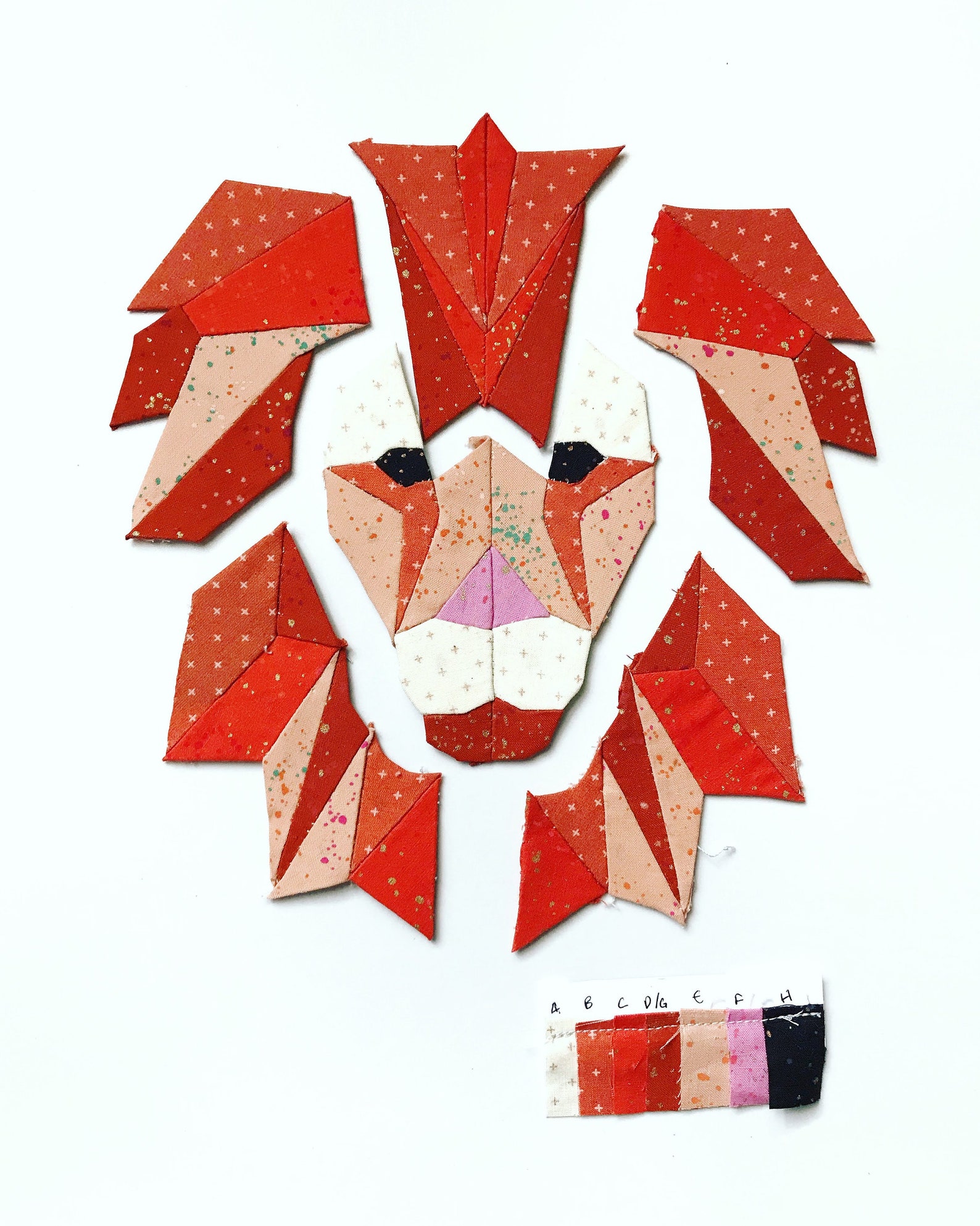 Lion Heart English Paper Piecing Pattern PDF - Etsy