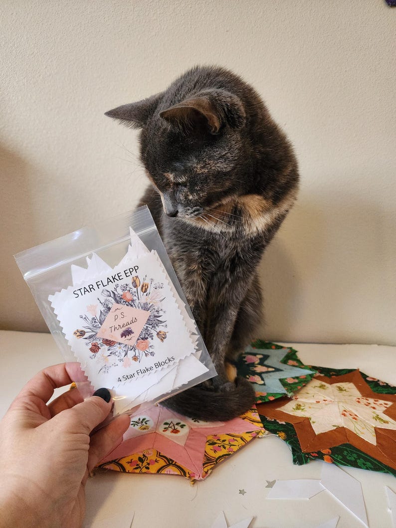 Star Flake Quilt Paper Pieces - Etsy