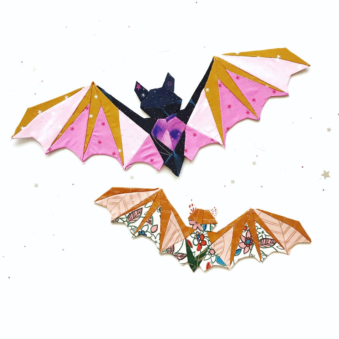 Bat Quilt Block Pattern – English Paper Piecing (PDF Pattern) - Etsy