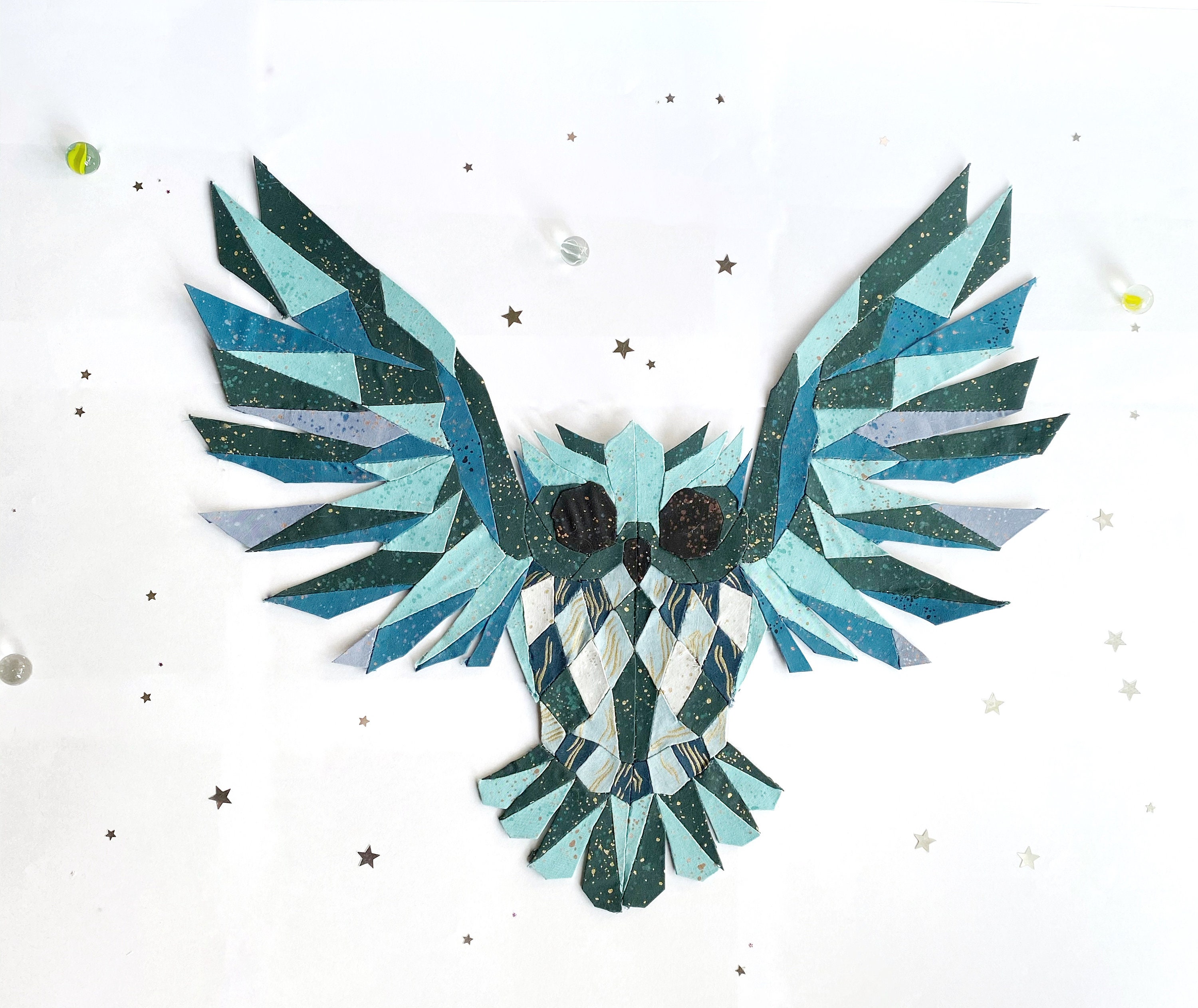 Owl in Flight English Paper Piecing PDF Pattern - Etsy