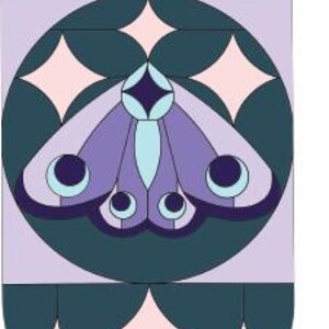Night Moth Quilt Block Pattern – English Paper Piecing (PDF) - Etsy