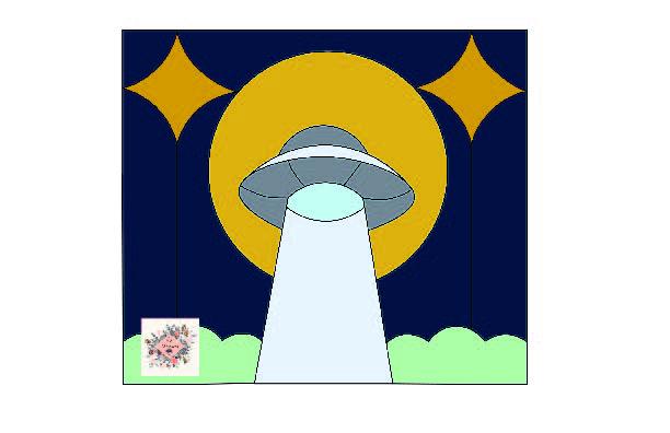 UFO Alien Quilt Block, EPP Sewing Pattern (PDF) - Etsy