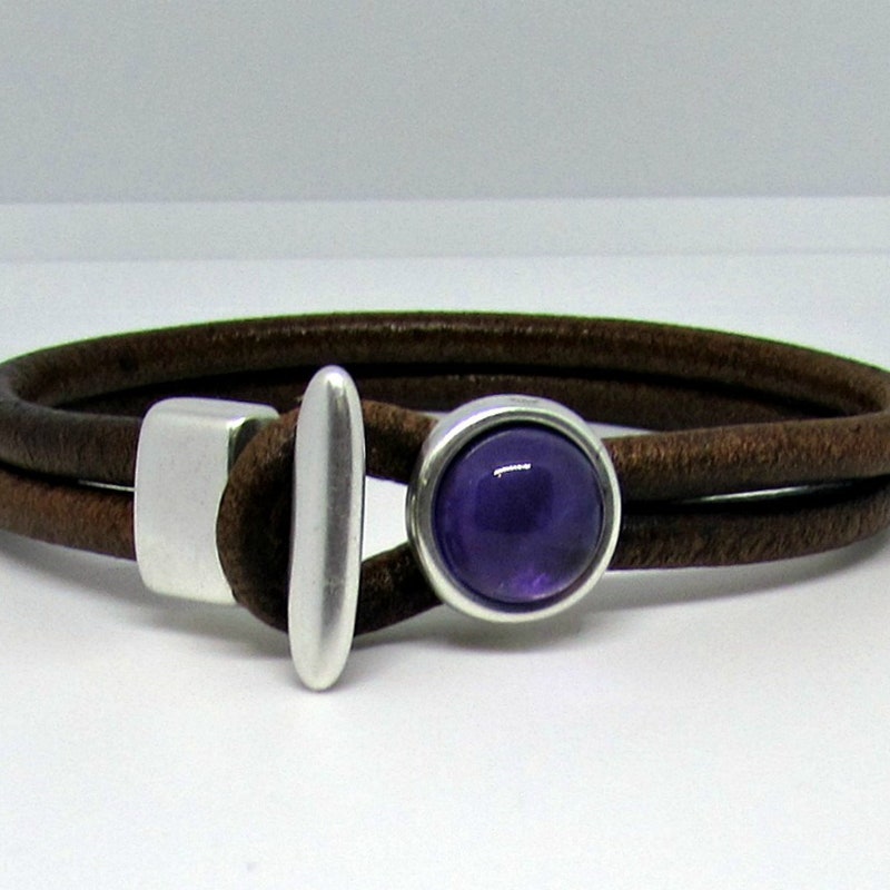 Amethyst Bracelet - Etsy