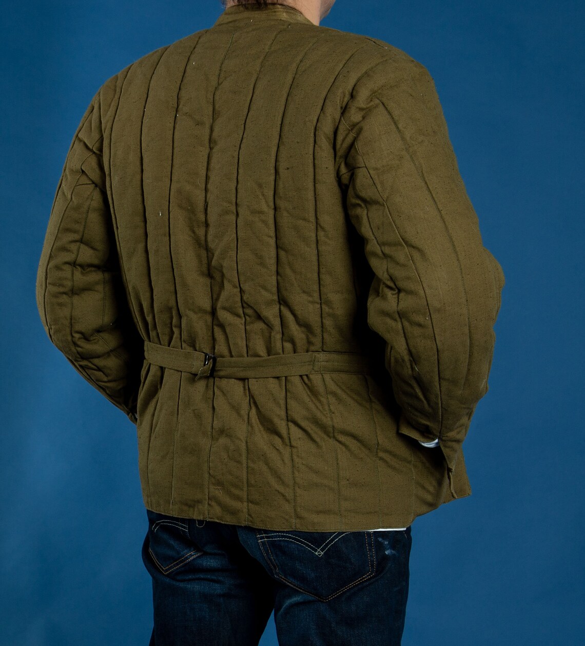 Fufaika Soviet MILITARY WW2 Winter Puffer Jacket UNIFORM Telogreika ...