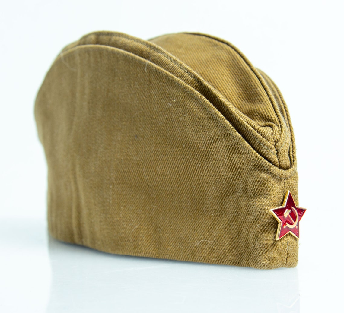 USSR Russian Military Garrison Cap Field Forage WW2 Gift for - Etsy