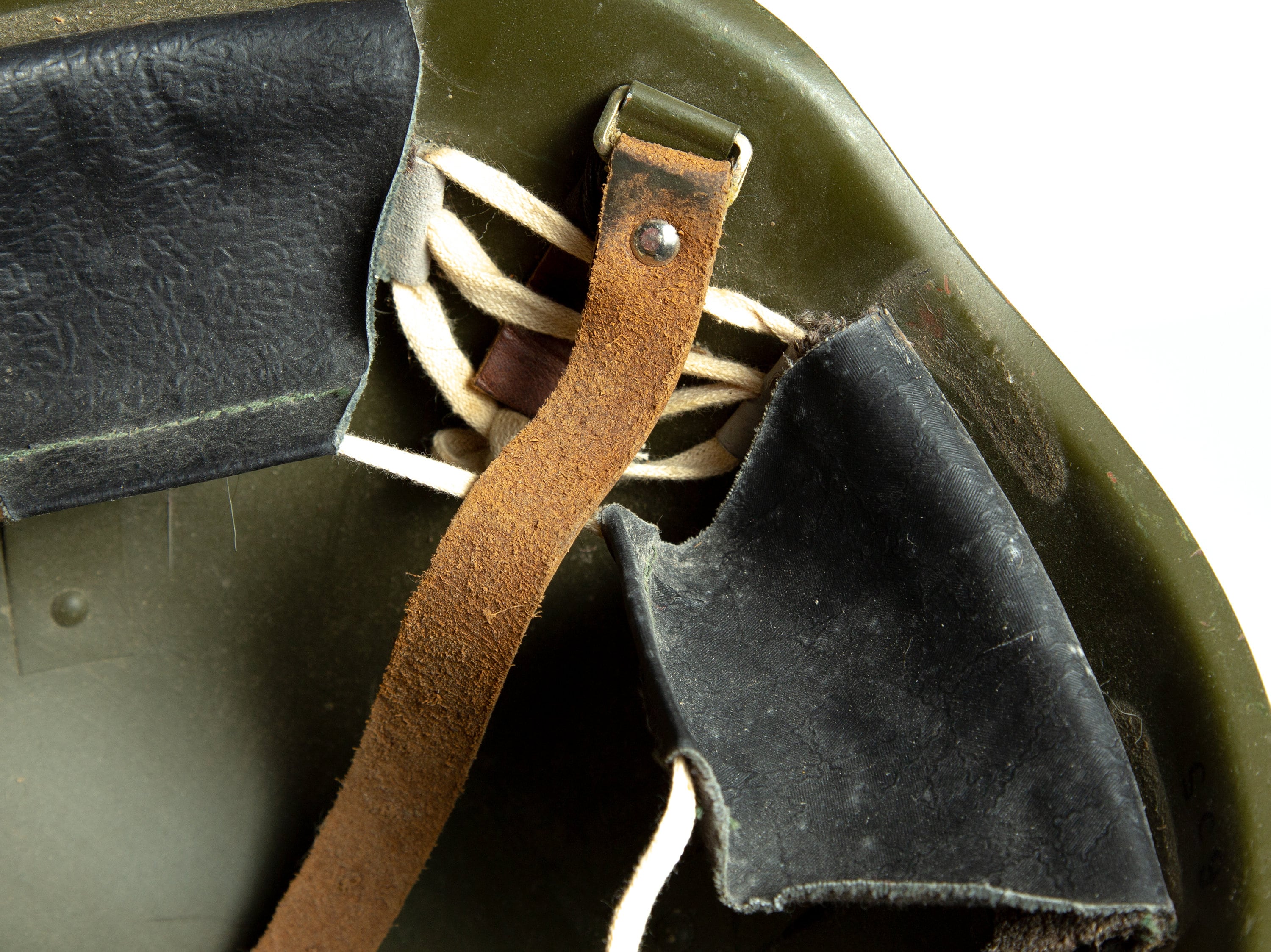 SSH-60 Size 2 Vintage Soviet Hard Hat Steel Helmet USSR Metal Rivets ...