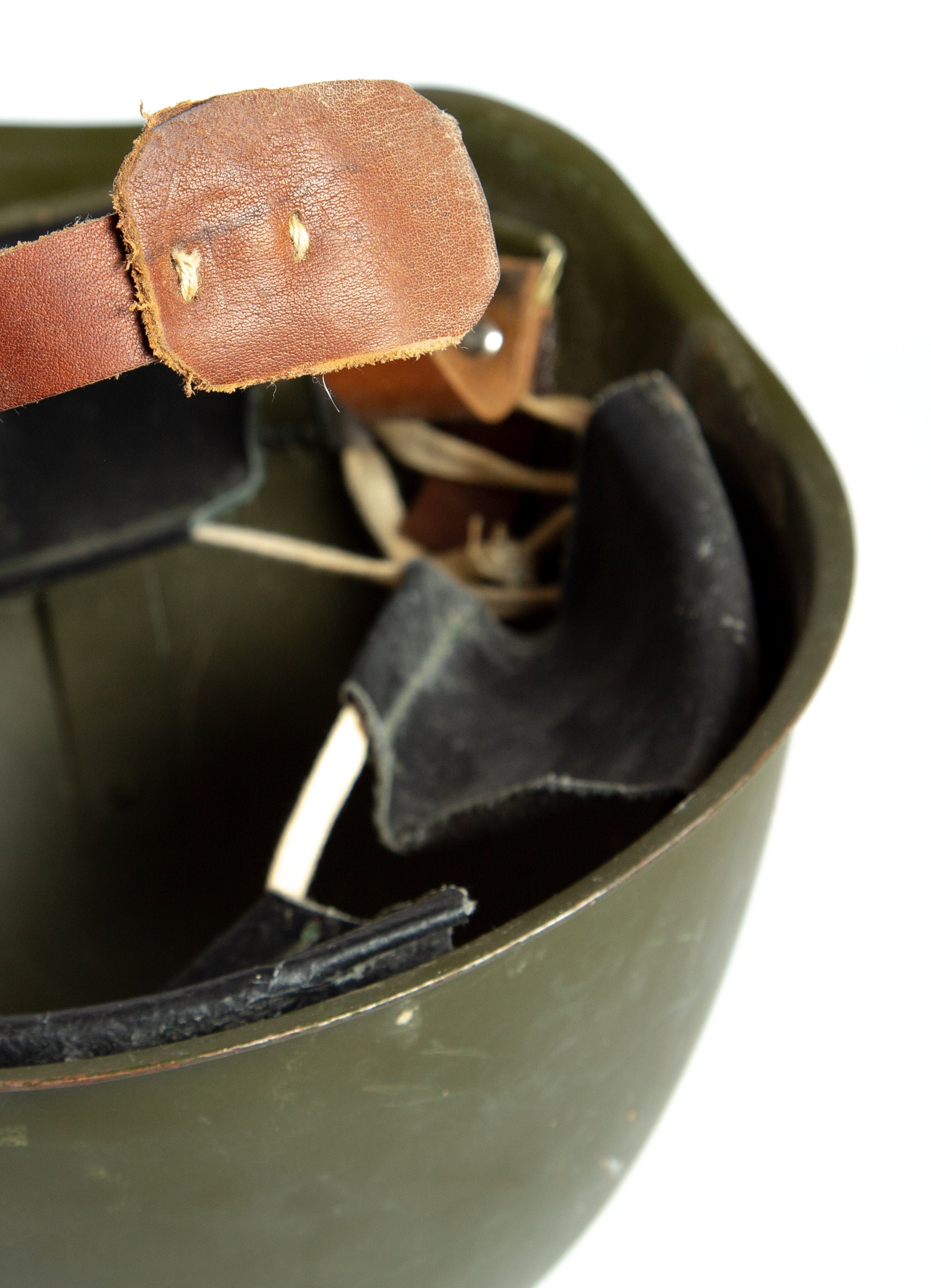 SSH-60 Size 2 Vintage Soviet Hard Hat Steel Helmet USSR Metal Rivets ...