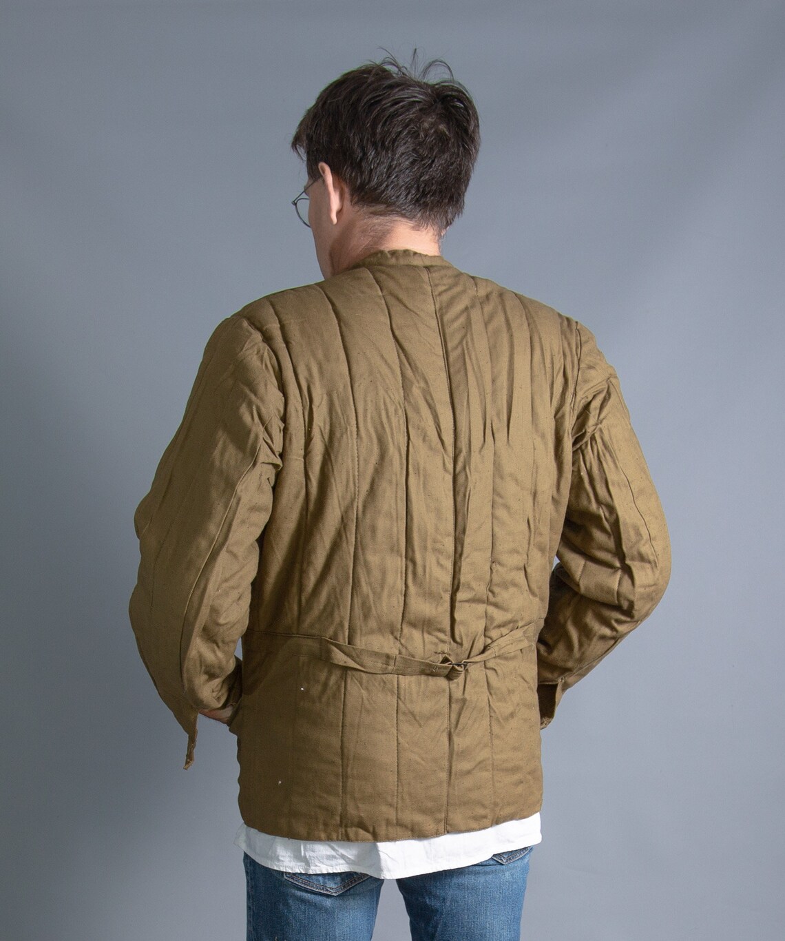 Fufaika Soviet MILITARY WW2 Winter Puffer Jacket UNIFORM Telogreika ...