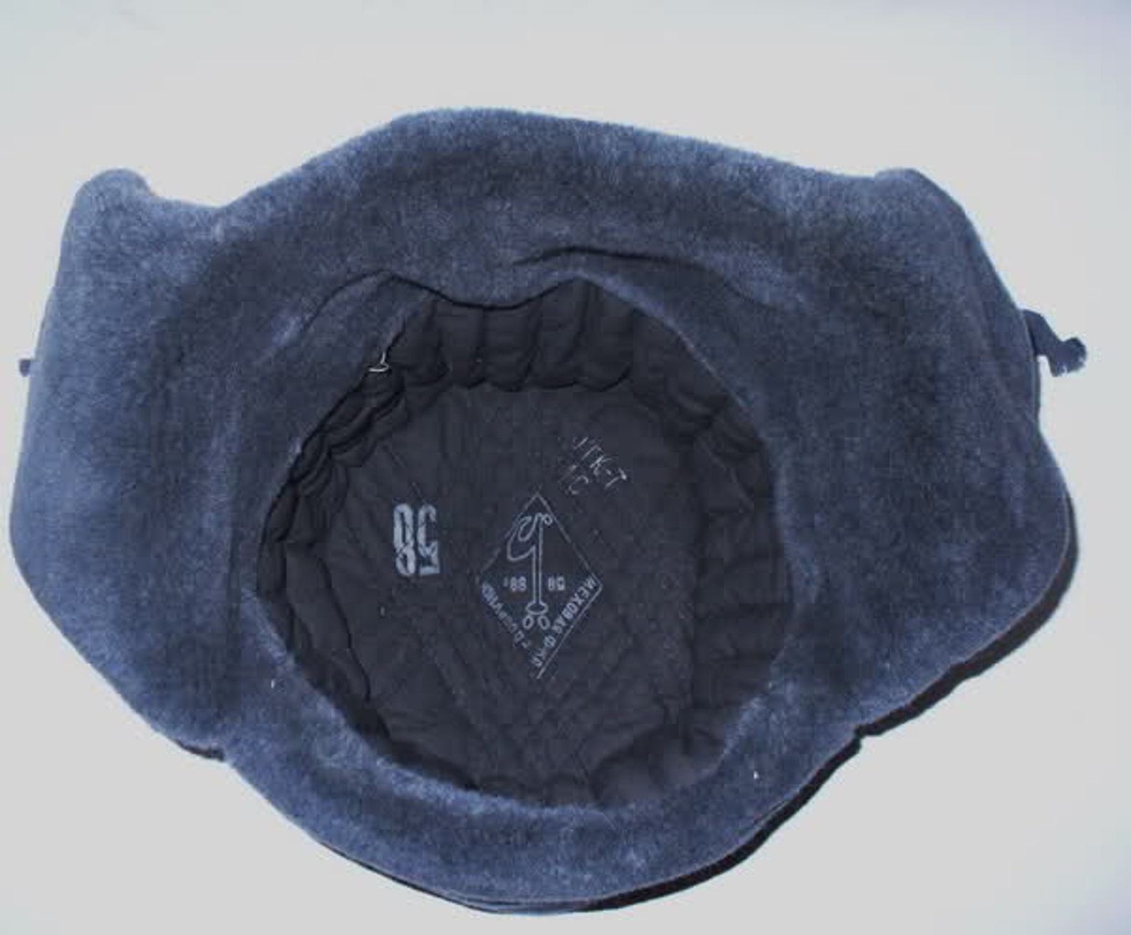 Gift for Him Soviet Military Bear Skin Hat Size 58 Ushanka L M S 1980s ...