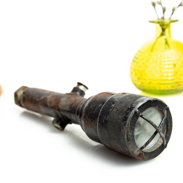 Antique Flashlight - Etsy