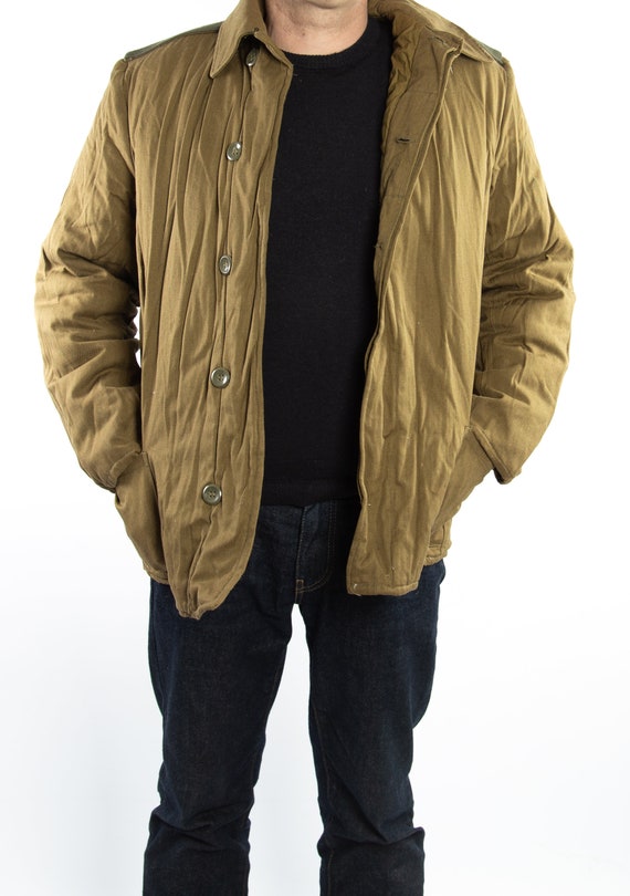 quilted Jacket Military surplus Soviet MILITARY Winte… - Gem