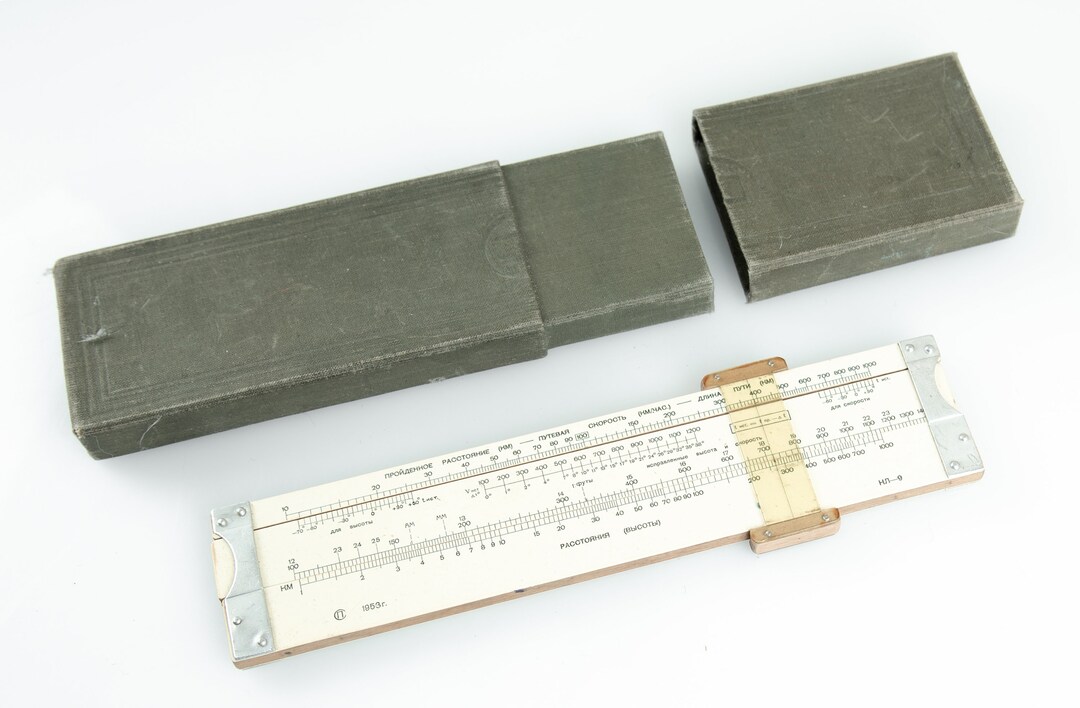 1953 Soviet Air Force Slide Rule A Piece of Aviation History Vintage ...
