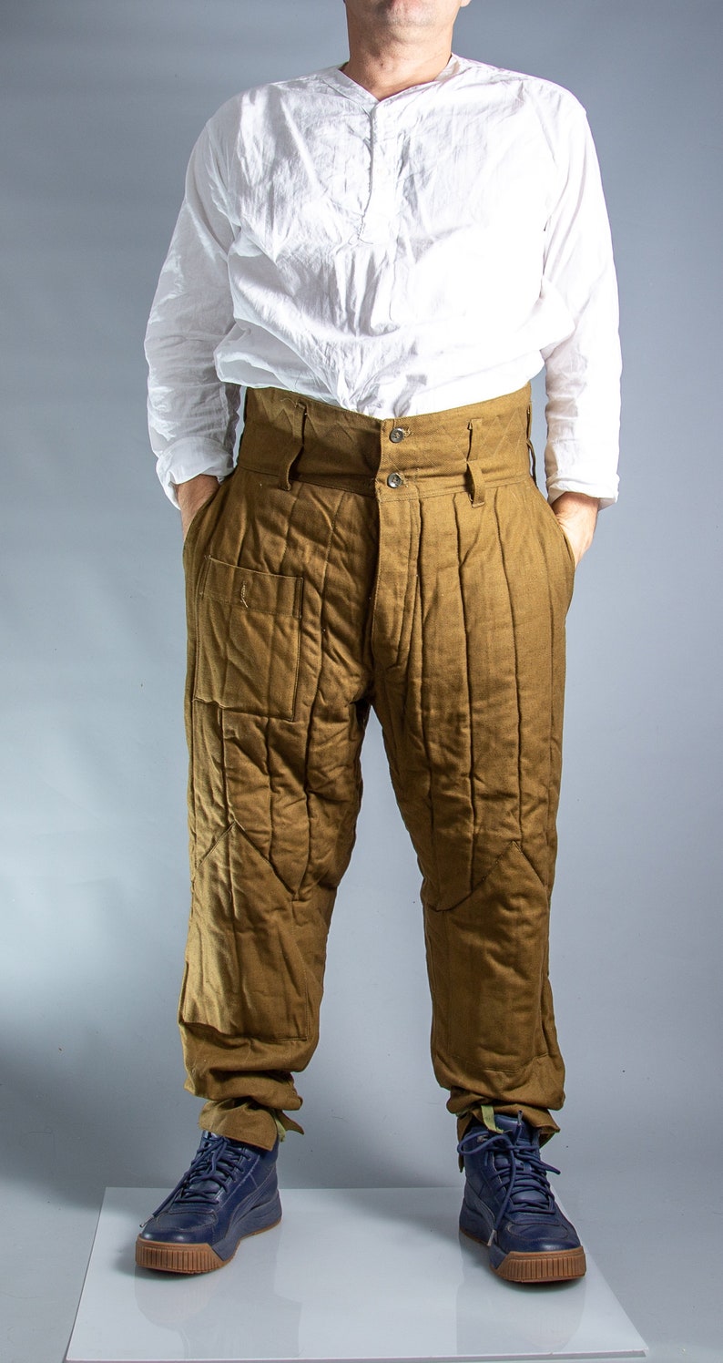 Fufaika Pants Soviet MILITARY WW2 Winter Jacket UNIFORM Telogreika ...
