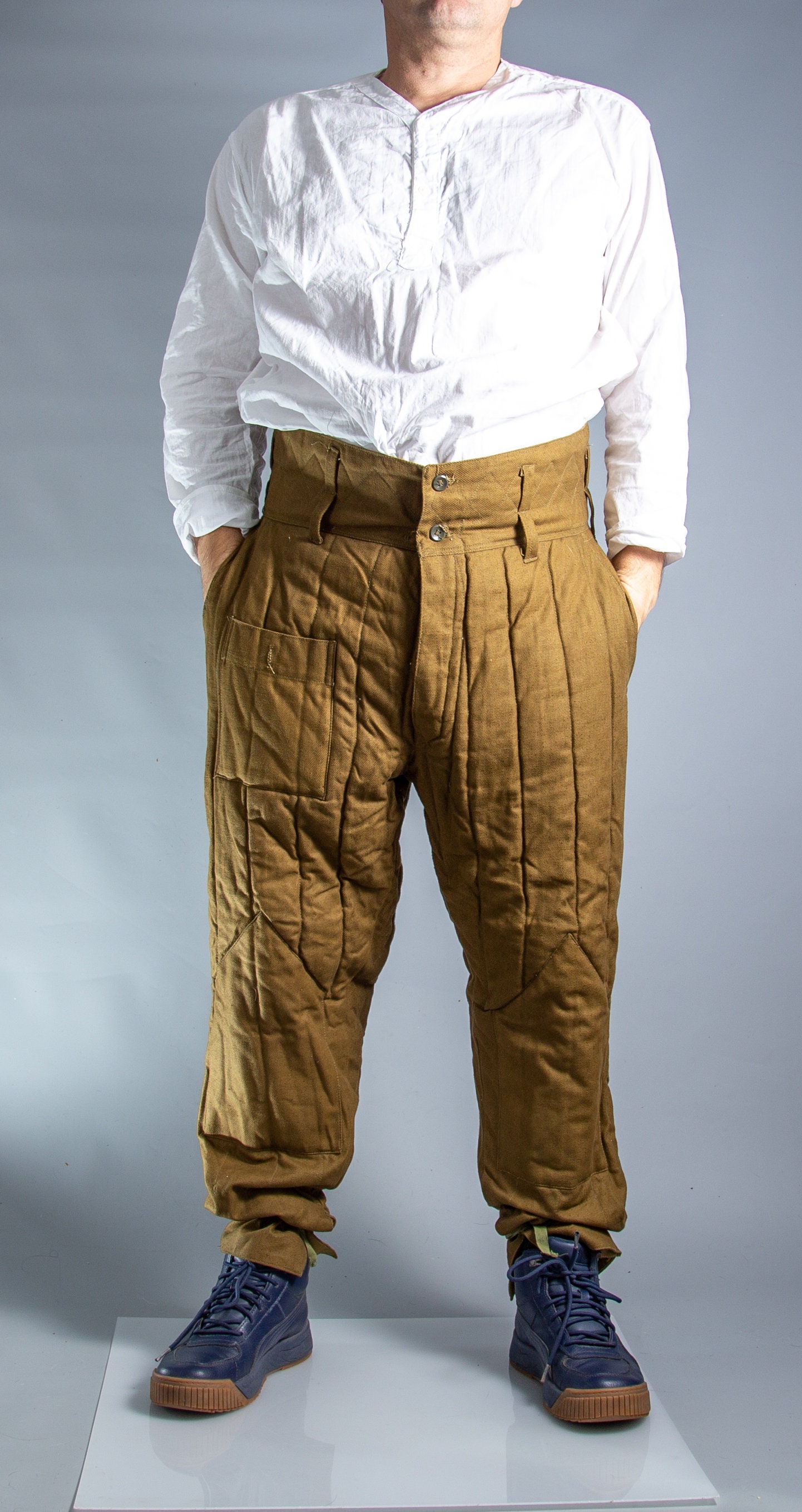 Fufaika Pants Soviet MILITARY WW2 Winter Jacket UNIFORM Telogreika ...