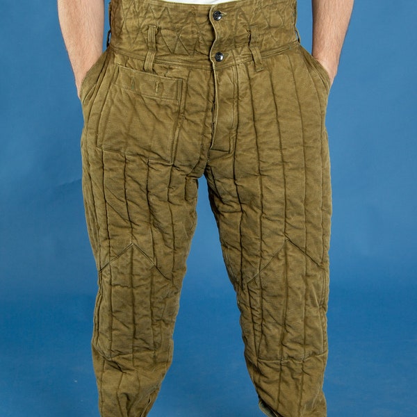 Army Pant WW2 Soviet Surplus Military WW2 Winter Quilted Pants Uniform ...