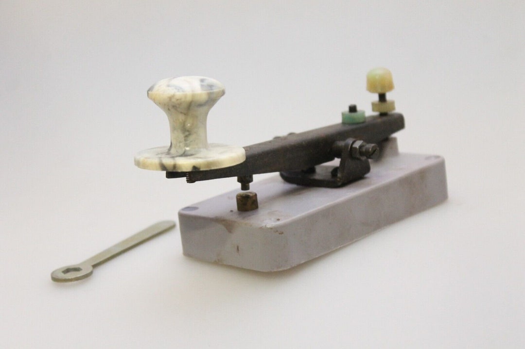 Vintage Signal Electric Telegraph Key Morse Code USSR Soviet Military ...