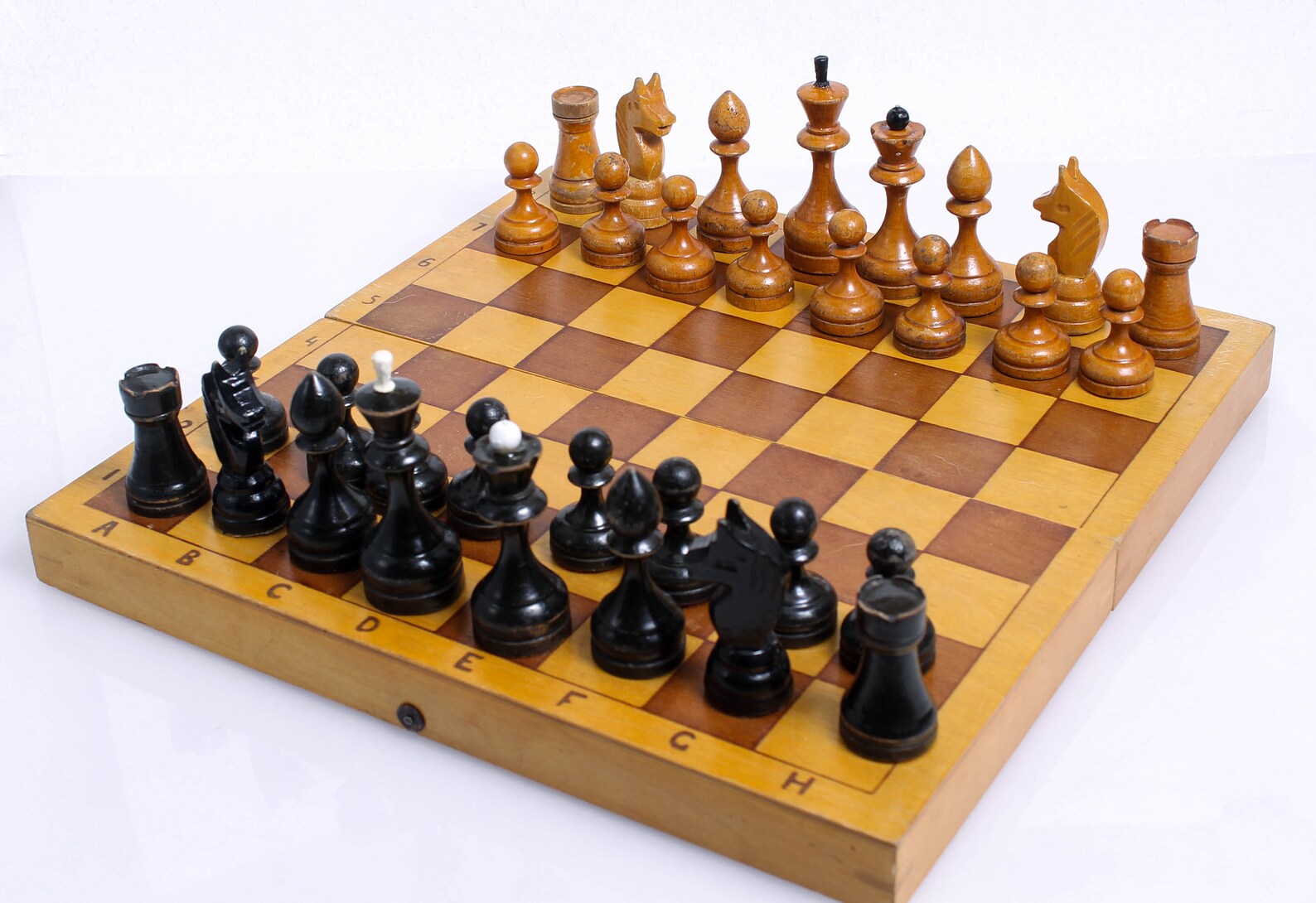 Soviet Chess Set 1960s 30 Cm Vintage USSR Wooden Soviet CHESS - Etsy