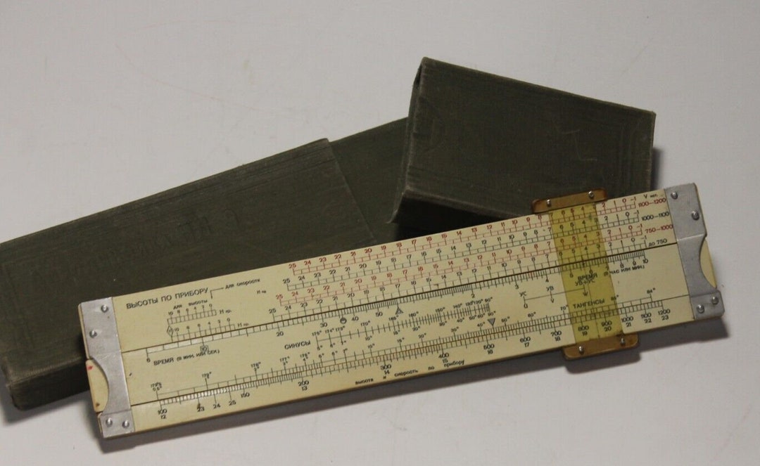 1953 NL 9 Vintage Slide Rule Soviet Pilot Flight Ruler - Etsy