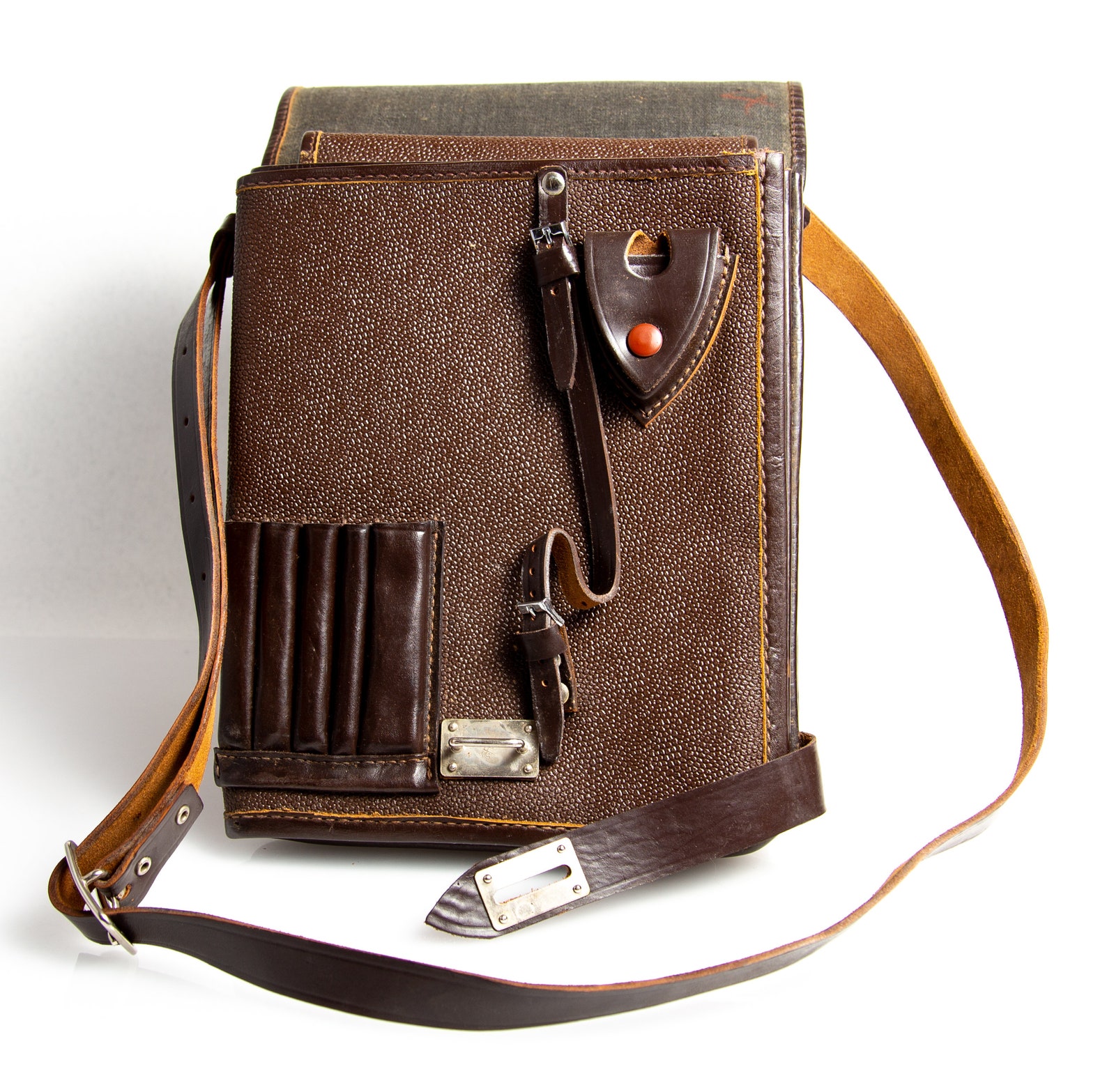 Soviet Surplus Bag 1950s New Vintage Army Military Bag Portfolio Pouch ...