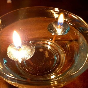 Floating Wicks, Large Round Candles, Oil Wick, 50 Waxed Long WICK, Oil ...