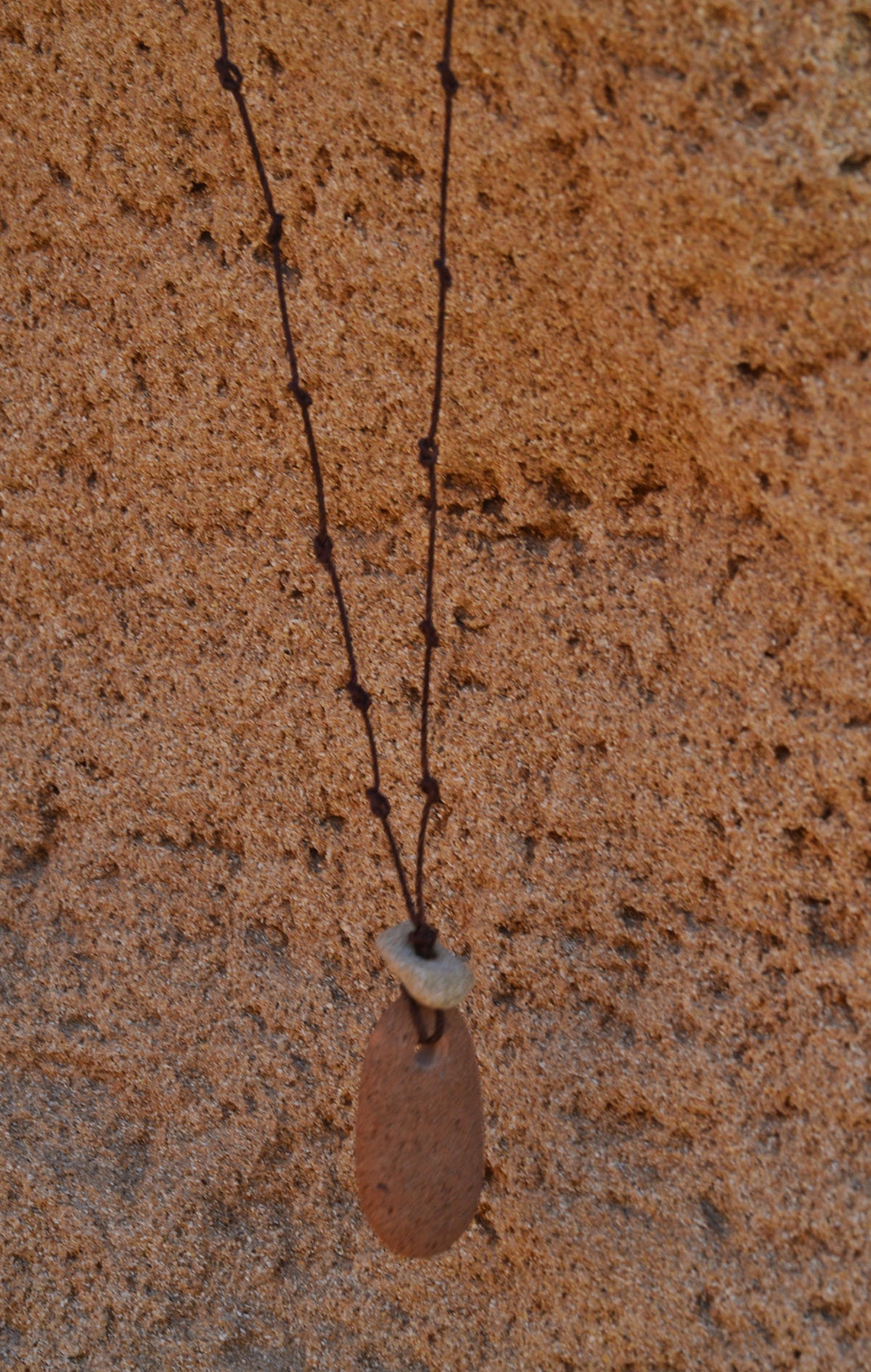 Ancient Pottery Shards Necklace, Ancient Jewelry Authentic Beach ...