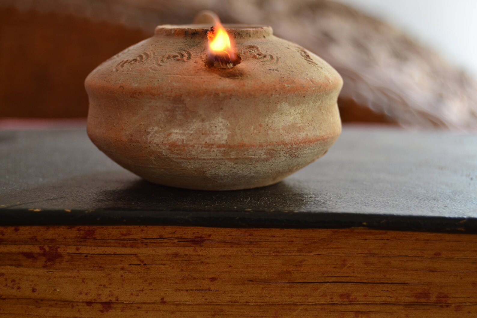 Biblical Pottery Small Oil Candle Hand Made Lent Oil Lamp - Etsy