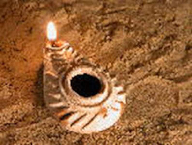 Vintage Pottery Candle, Ancient Israel Oil Lamp, Catholic Light, the ...