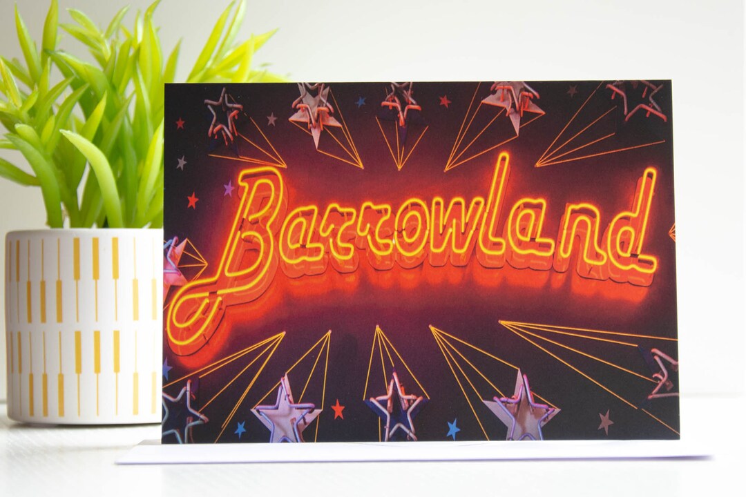 Glasgow Barrowlands Sign Photo Greeting Cards Neon Sign Ballroom ...