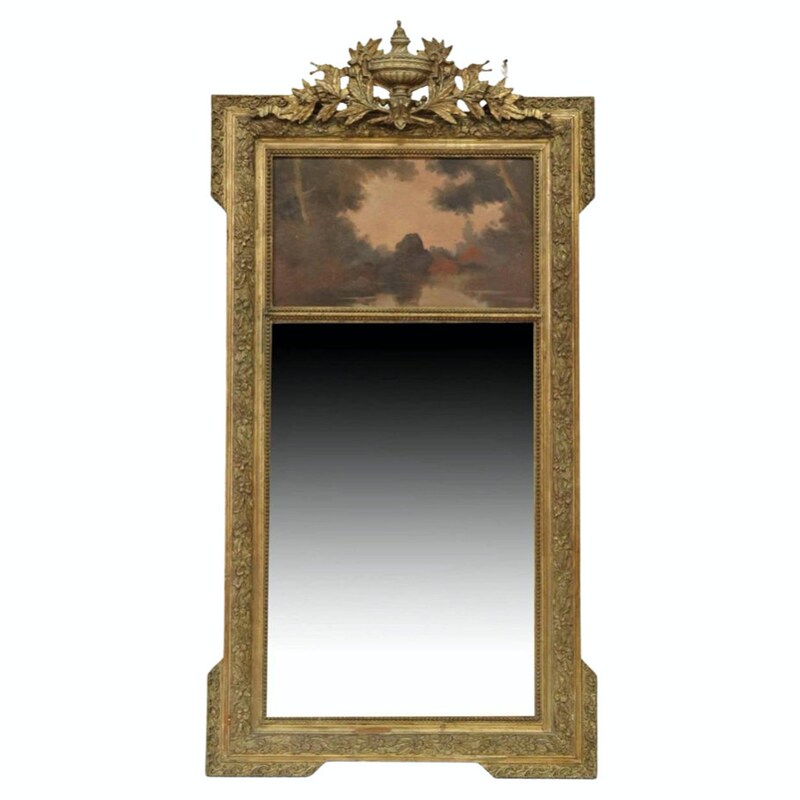 Antique Mirror Panel - Etsy