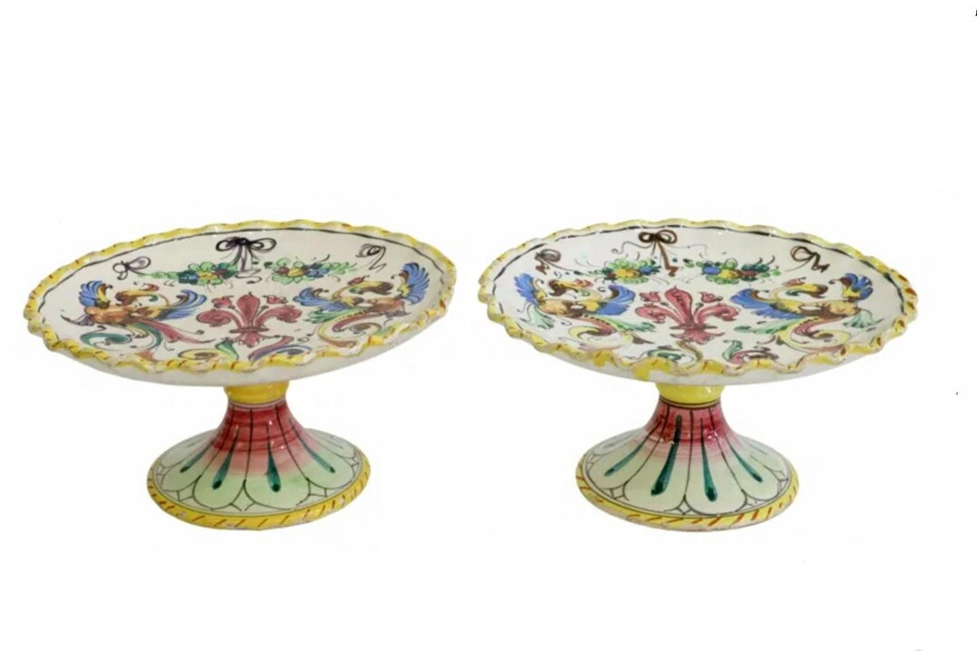 Italian Fratelli Fanciullacci Pottery Renaissance Revival Majolica ...