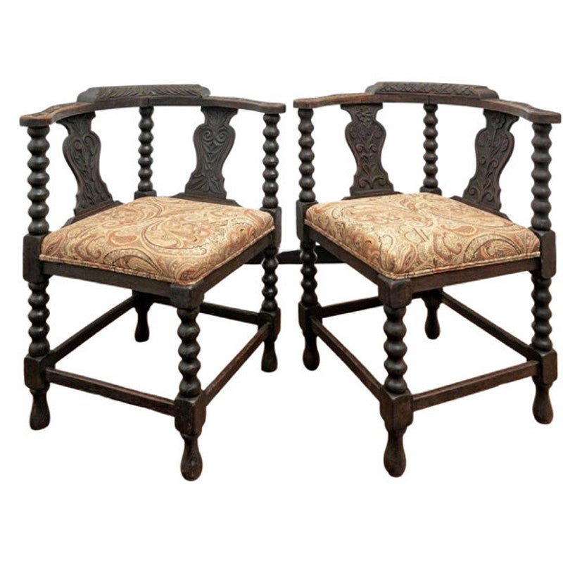 Turned Leg Chair - Etsy