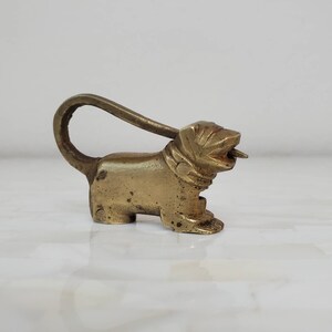 Miniature Antique Chinese Brass Dog Figure Locks, Set of 3 - Etsy