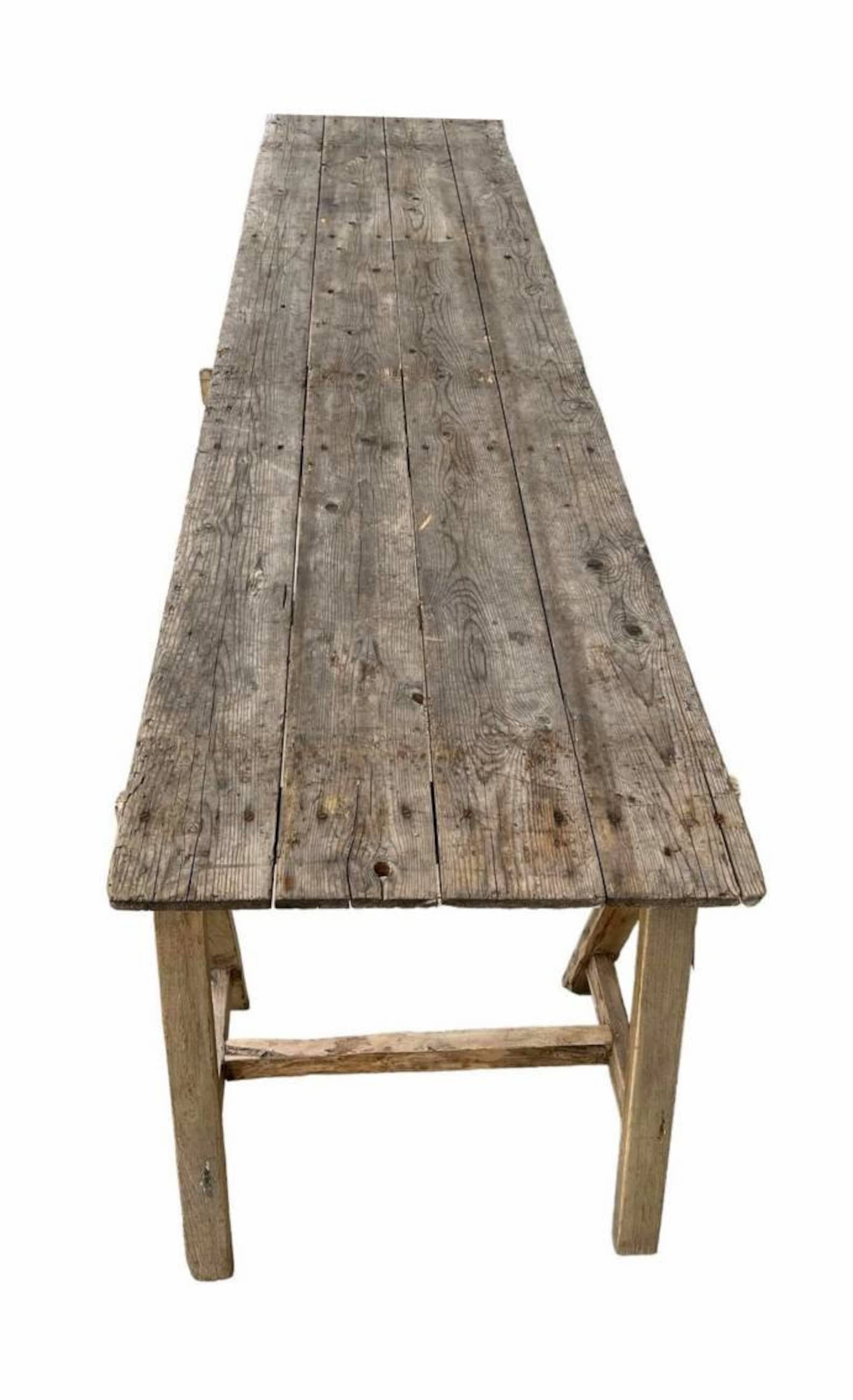 Monumental Antique French Vineyard Harvest Gathering Table With 12 Feet ...