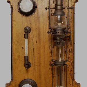 Nautical HMS Lydia Frigate Ship's Weatherstation Lantern Barometer ...